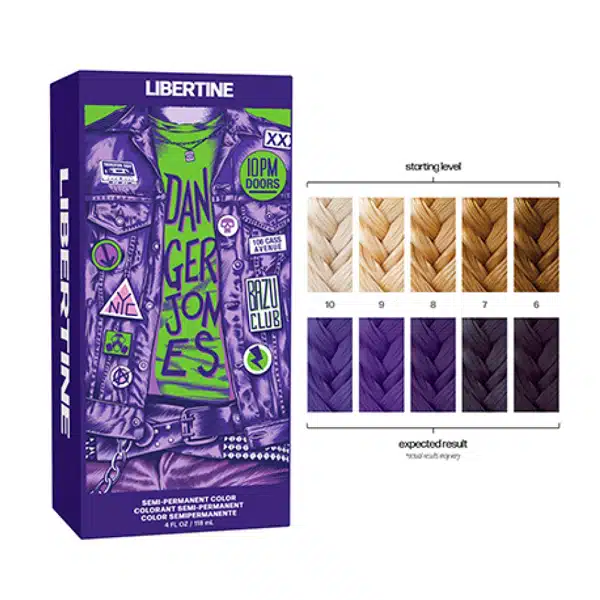 Danger Jones Semi-Permanent Colour Libertine 118ml ⋆ Beauty Hair Warehouse