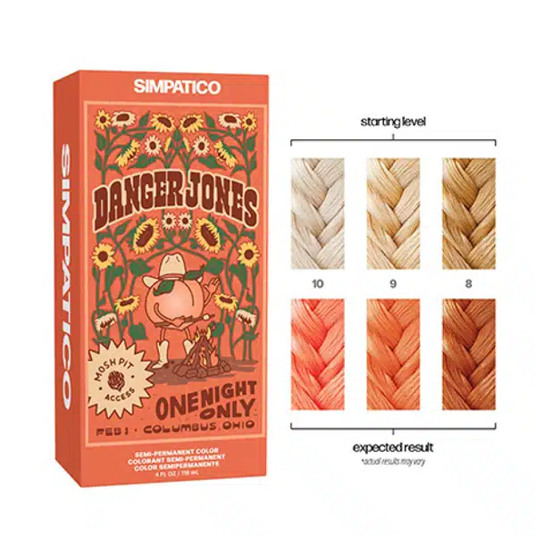 Danger Jones Semi-Permanent Colour Simpatico 118ml ⋆ Beauty Hair Warehouse